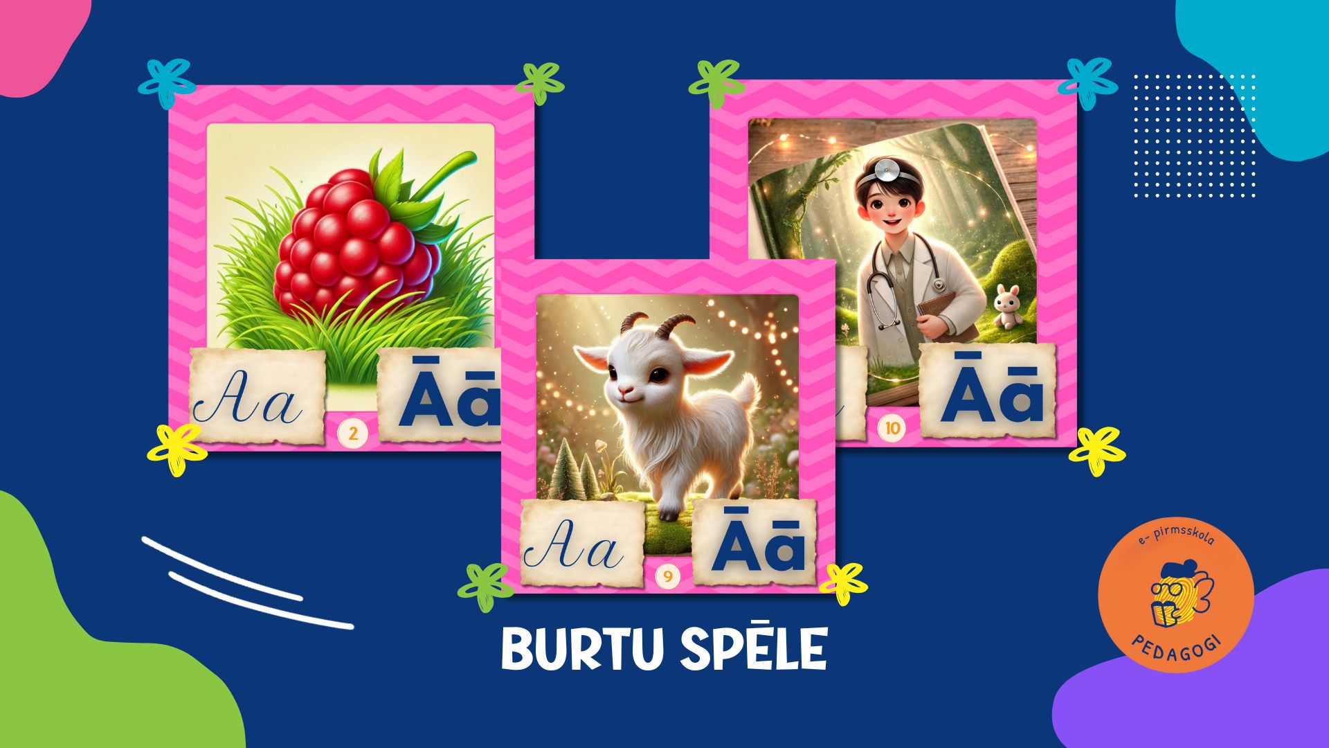 Pedagogiem 3. vec. posms – Burtu spēle – A VAI Ā – lejupielāde, iegāde ...